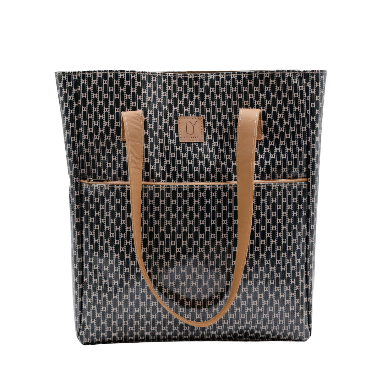Campus Tote - African Tweed Green — IY Apparel