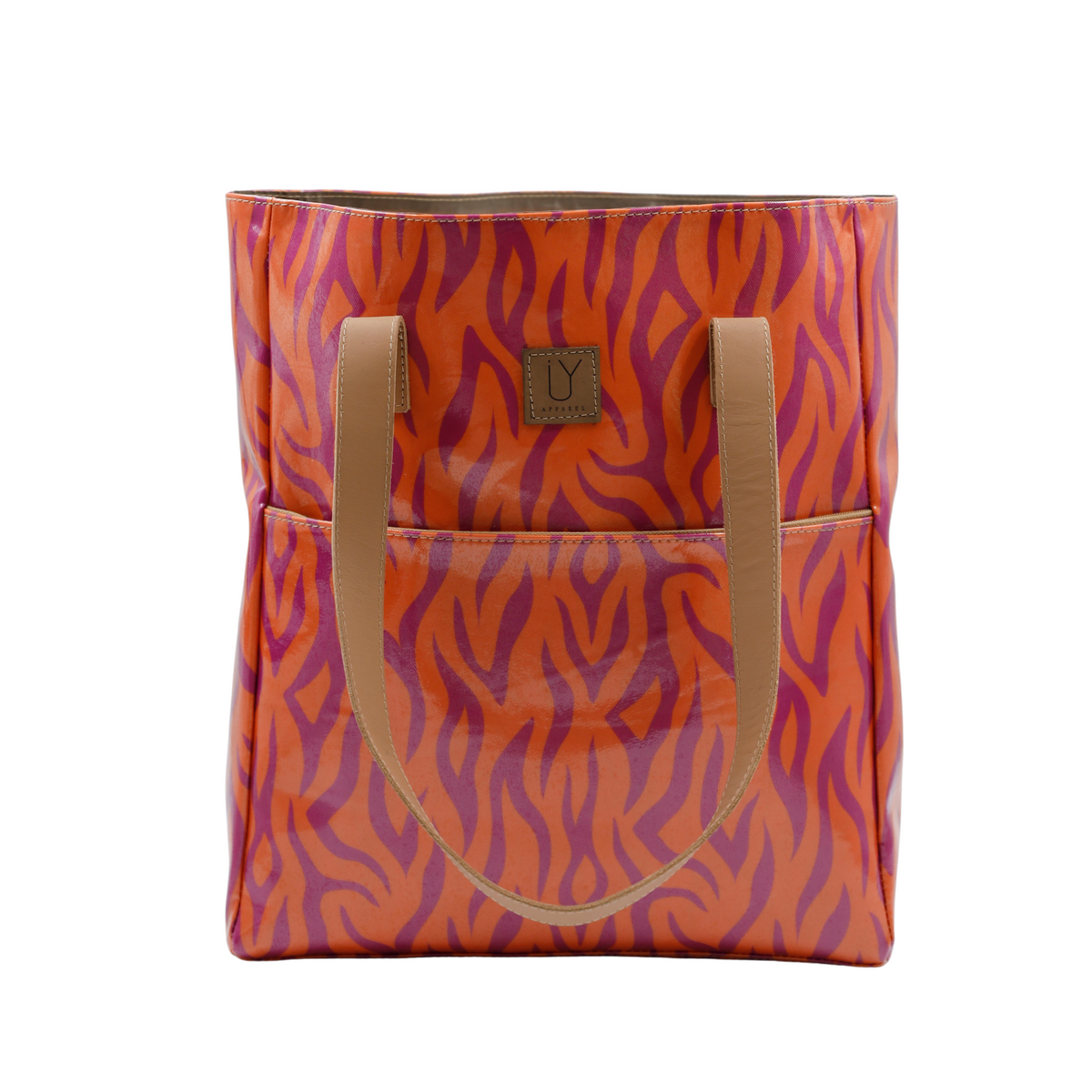 Campus Tote - Tangerine Tiger — IY Apparel