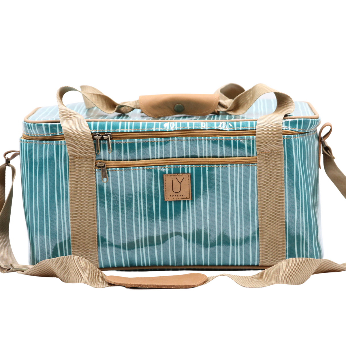 Courtney Cooler - Stripe Green — IY Apparel